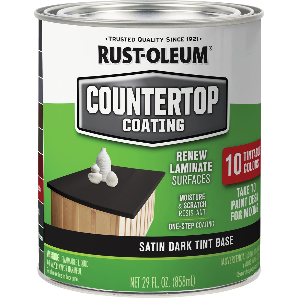 Rustoleum Rust-Oleum Dark Color Tint Base Satin 25 LF x 2 Ft. Wide ...
