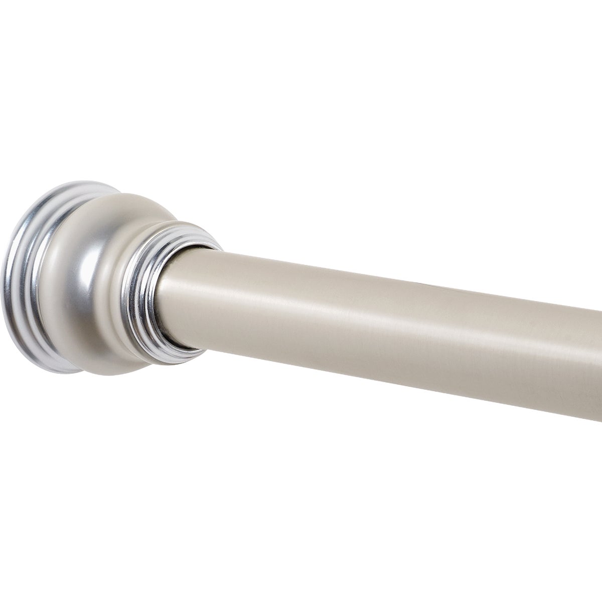 Zenith 72 In. Adjustable Tension Finial Shower Rod - Creative House Do ...